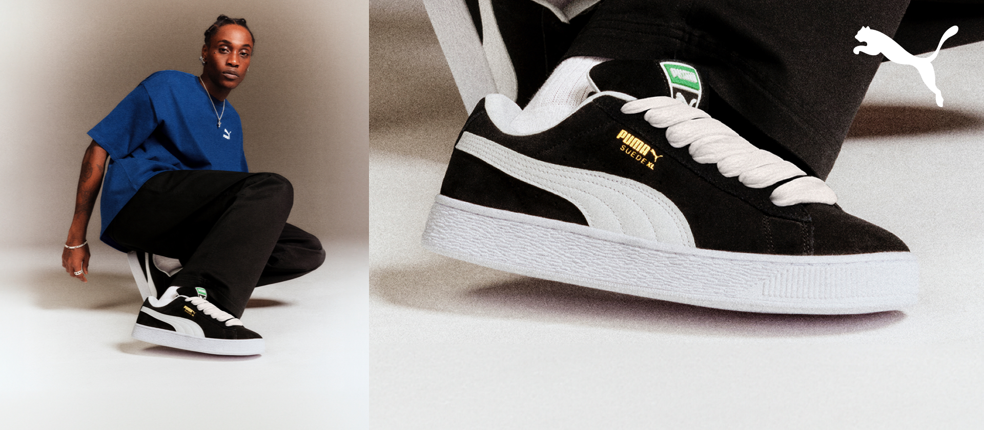 Pull Up In The PUMA Suede XL Trainers